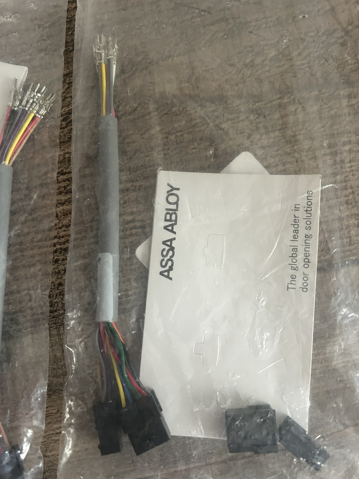 lot of 2 Assa Abloy 22 AWG 6 Inch QC-C006P 12 Wire Harness NEW | eBay