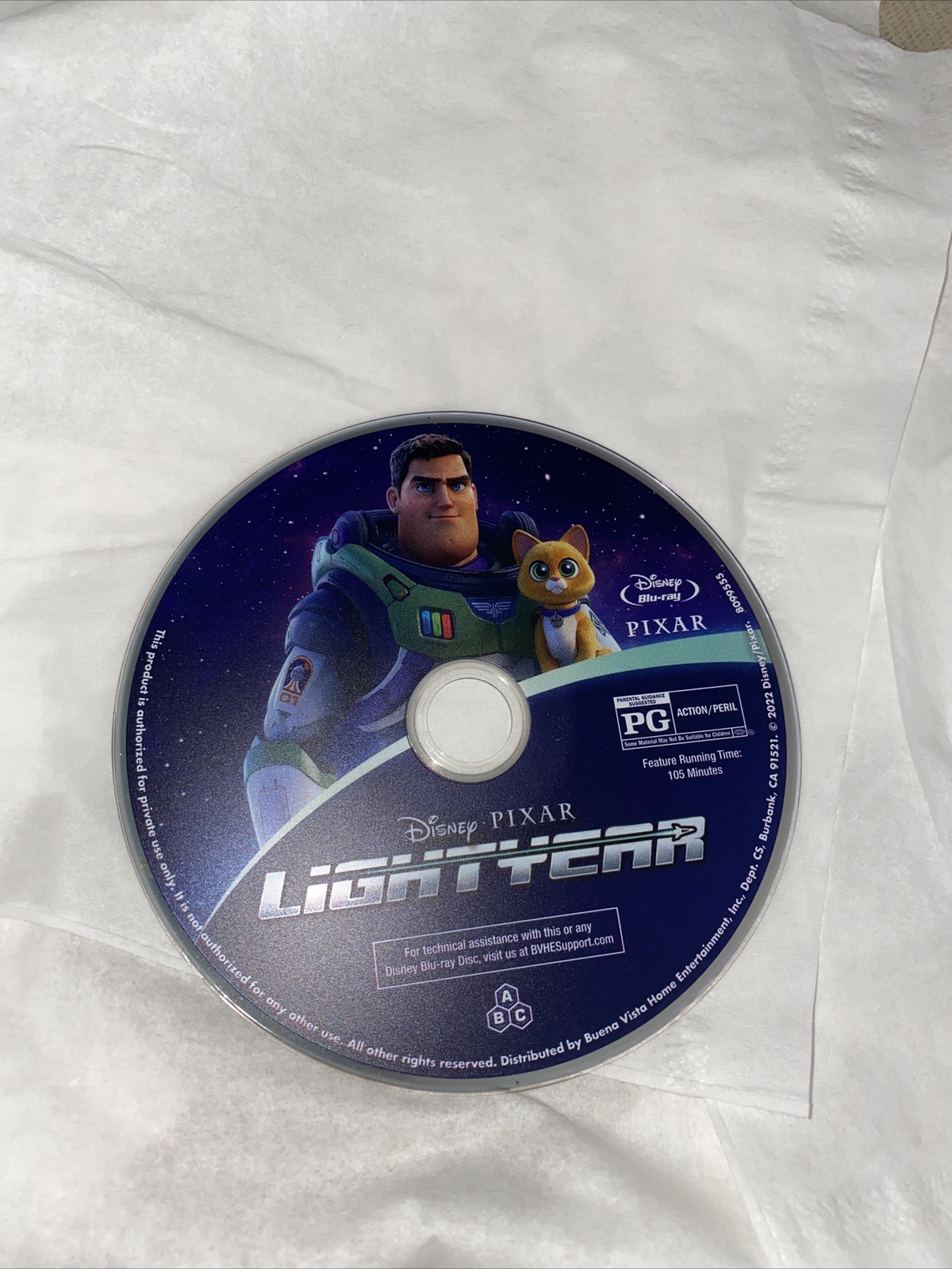 Lightyear Bluray disc Only PLEASE READ | eBay