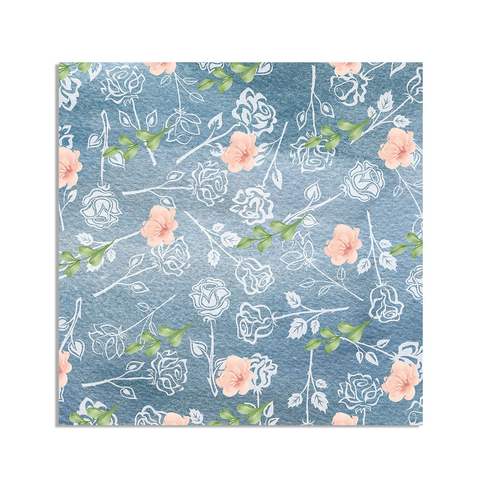 Diy Craft Material Paper Flower Print Cardstock Exquisite Floral ...