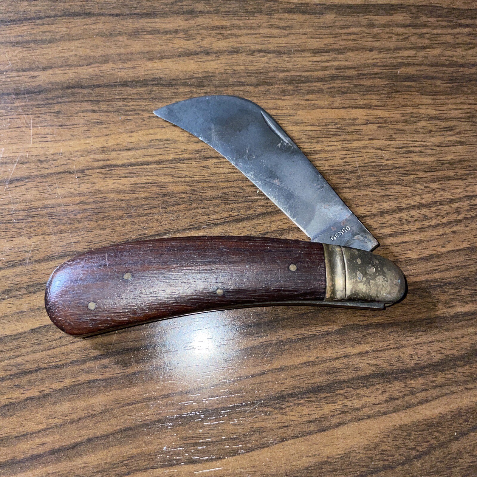 Vintage Gesco Hawkbill Knife - Made in Pakistan Vintage Folding Pocket ...