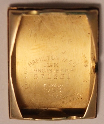 Vintage Hamilton Mens Tank 14K Gold Manual Watch 19 Jewels | eBay