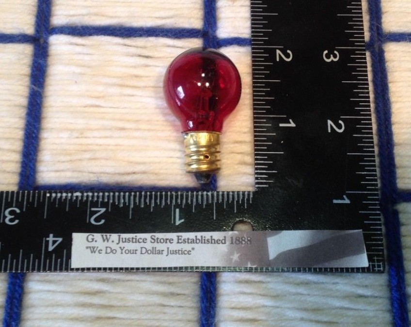 NEW 7w RED C7 round Rudolph the reindeer NOSE frostie santa CHRISTMAS ...