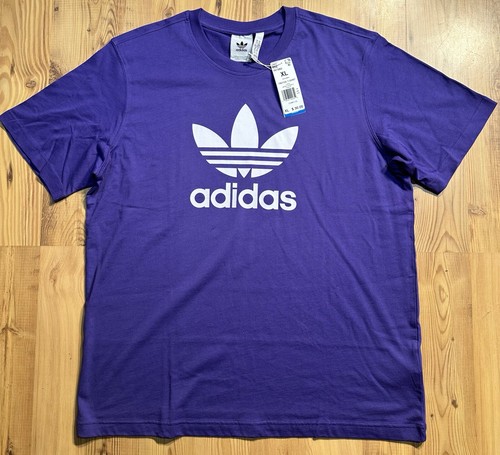 Size XL Adidas Trefoil Purple Tee IR7982 Men | eBay