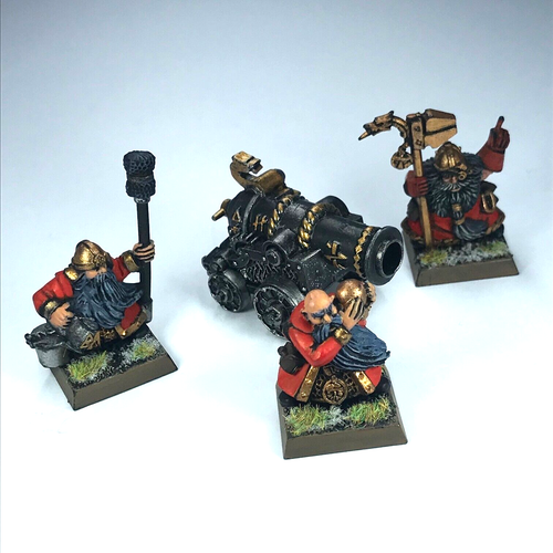 Classic Dwarf Cannon with Crew - Painted - Warhammer Fantasy C1915 | eBay