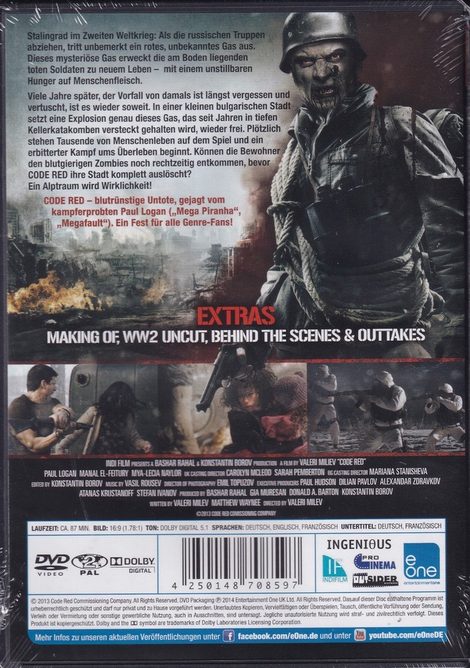 Code Red DVD | FSK 18 Neu & OVP | Horror Zombie Soldaten Krieg | Deutsch | X1291 | eBay.de