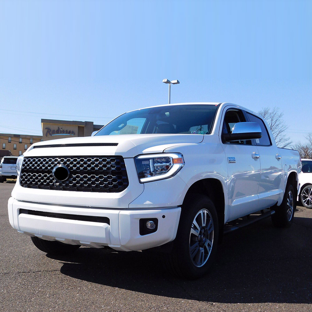 TRD PRO STYLE FULL LED HEADLIGHTS RH+LH FOR 14-21 TOYOTA TUNDRA CHROME ...