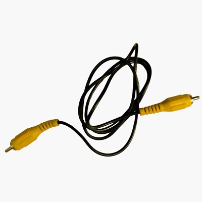 Yellow Video Cable Composite 2 Male ends Cord | eBay