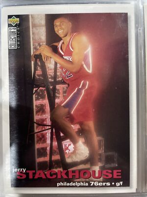 95 Jerry Stackhouse Rookie Card MINT CONDITION FLAWLESS | eBay