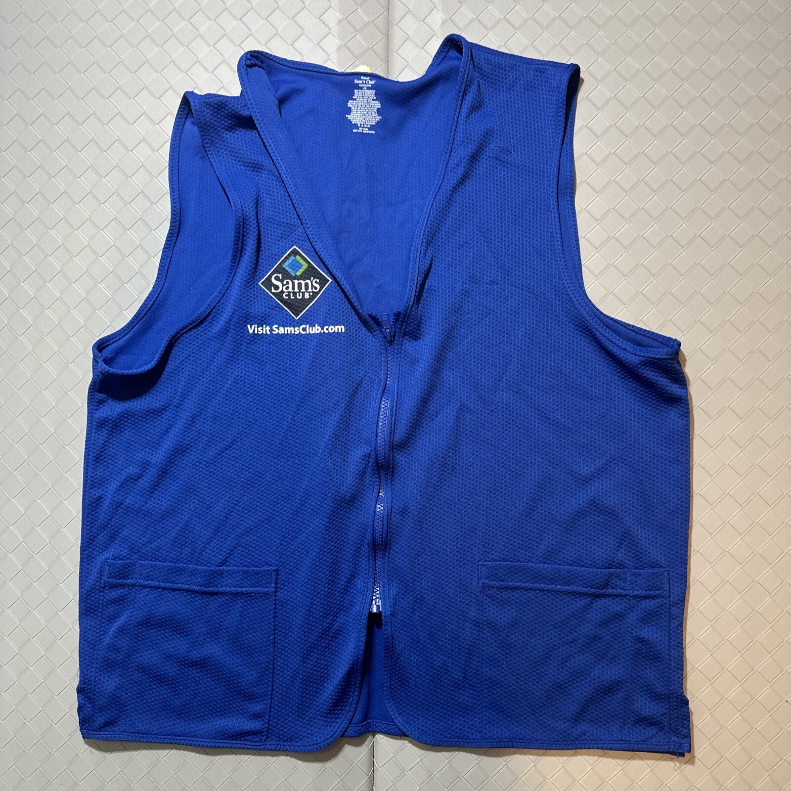 Sam’s Club Proud Associate Employee Uniform Blue Vest… - Gem