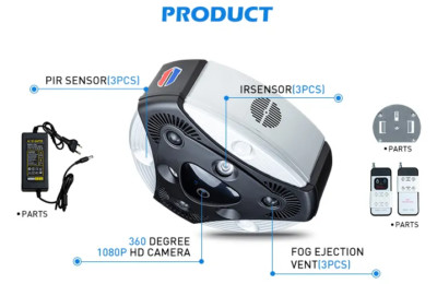 Security fog generators, Defense FOG security: ATM, store, office, gas ...