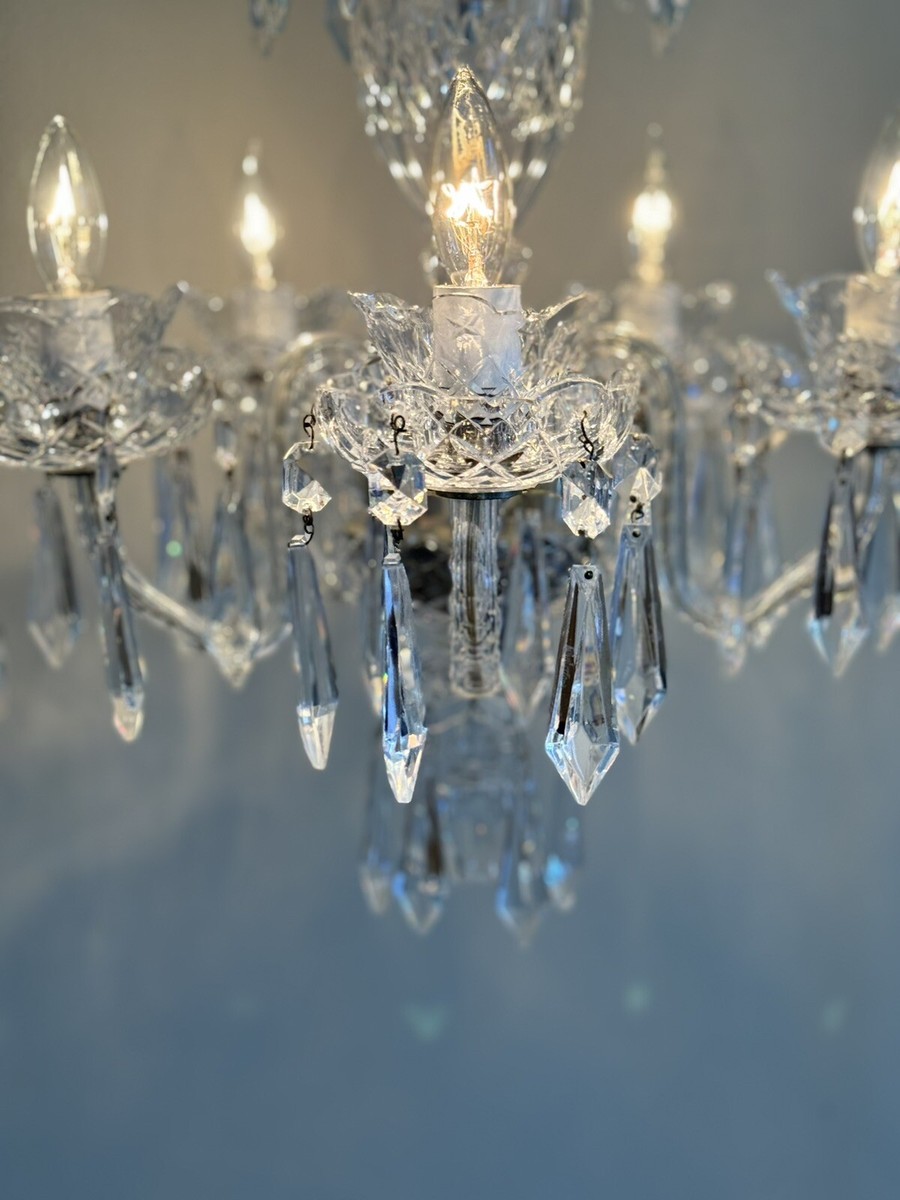 Waterford Crystal 6 Arm Chandelier