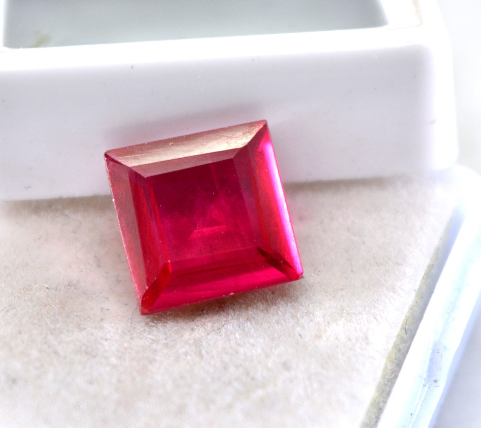 5.85 CT Certifié & Naturel Rare Birmanie Rubis Rouge VVS A + Coupe ...