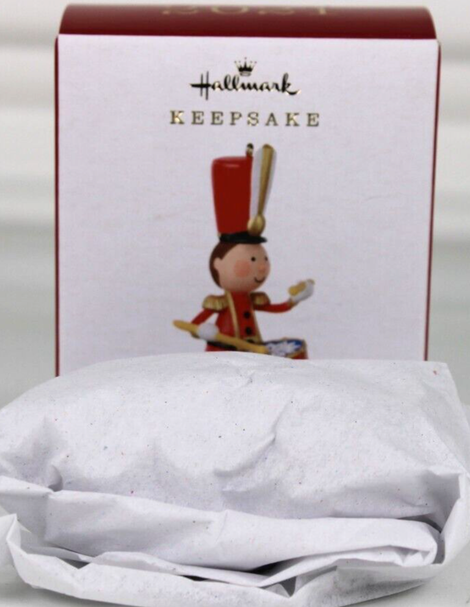 HALLMARK TOY SOLDIER SNAPPY SNARE DRUM MINIATURE CHRISTMAS ORNAMENT NEW ...
