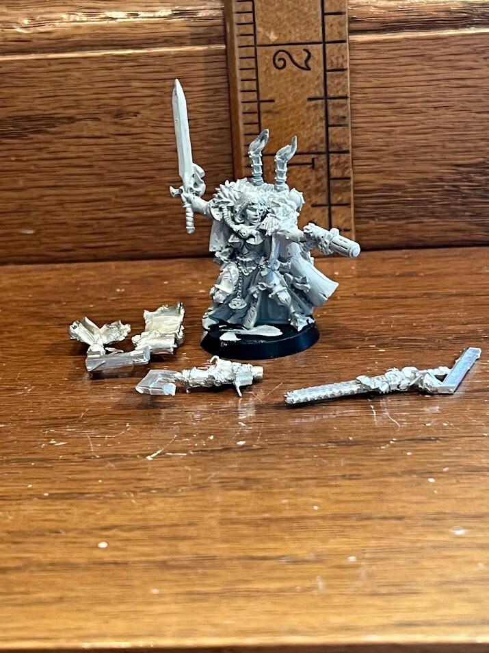 Warhammer 40k Sisters of Battle Metal Canoness OOP | eBay