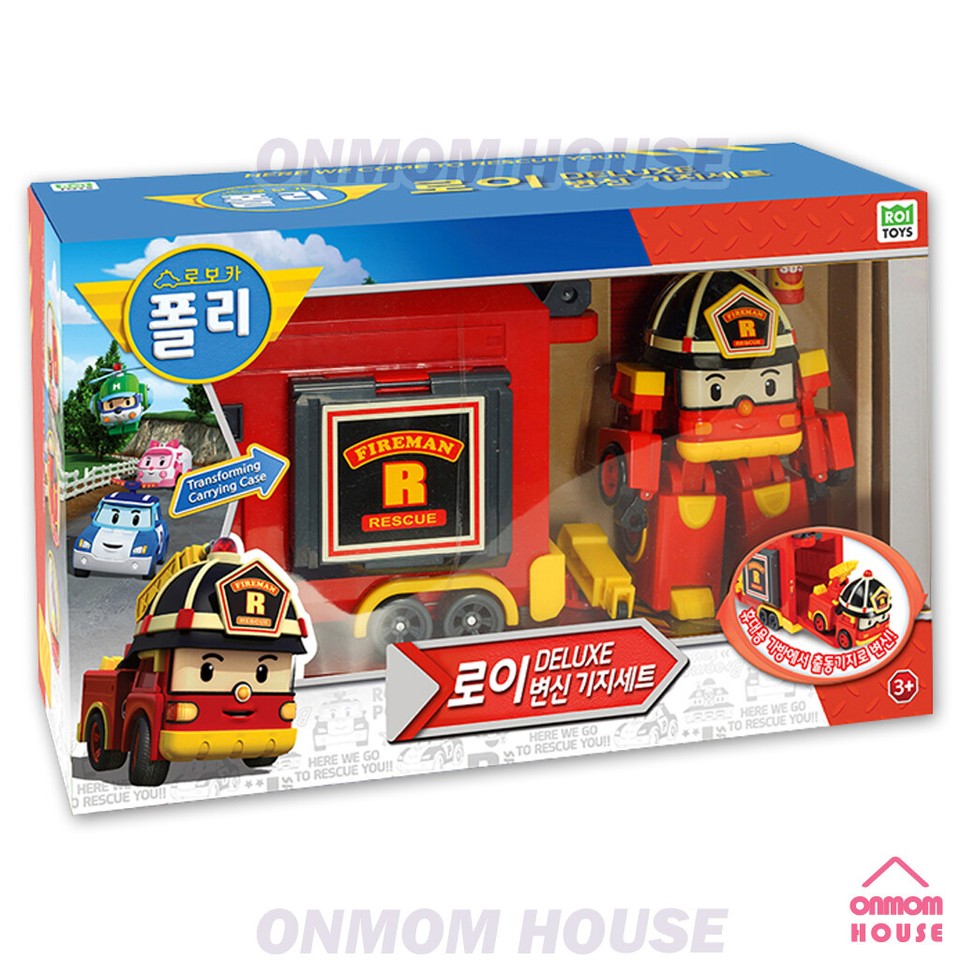 Robocar Poli Deluxe Transforming Carring Case 3 Styles Korea Animation ...