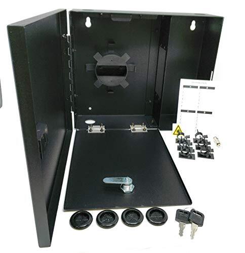 2 LGX Panel Lockable, Unloaded Wall Mount Fiber Enclosure (fits Two LGX ...