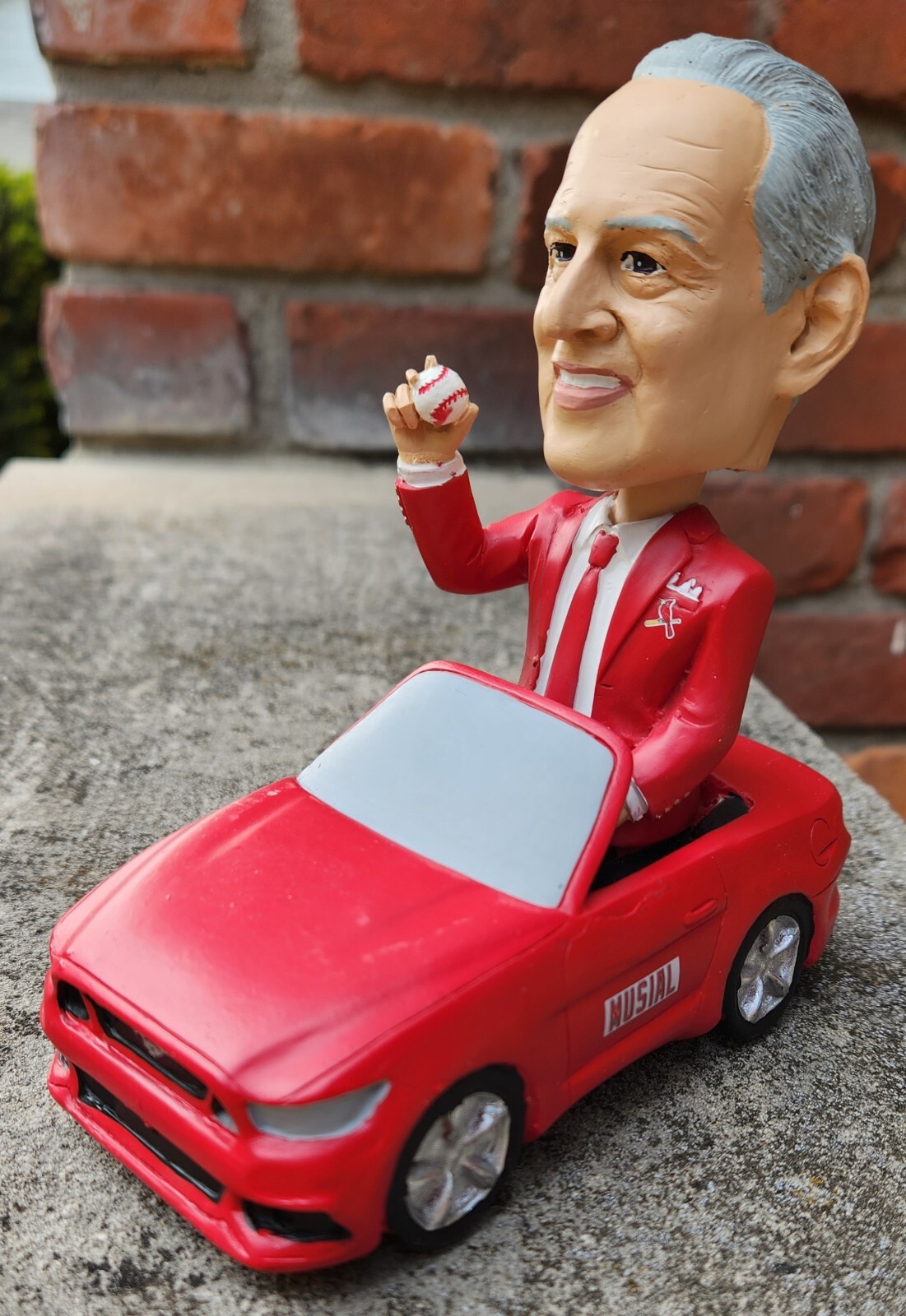 Stan Musial Mystery HOF Opening Day Car Parade Bobblehead SGA St Louis ...