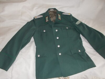 Gr 44-56, DDR NVA MDI VOPO Offizier Major uniform JACKE Grüne Biese ...