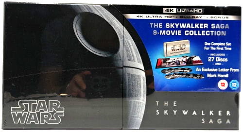 Star Wars Skywalker Saga 4K UHD Blu-ray 27 Disc Box Set BRAND NEW ...