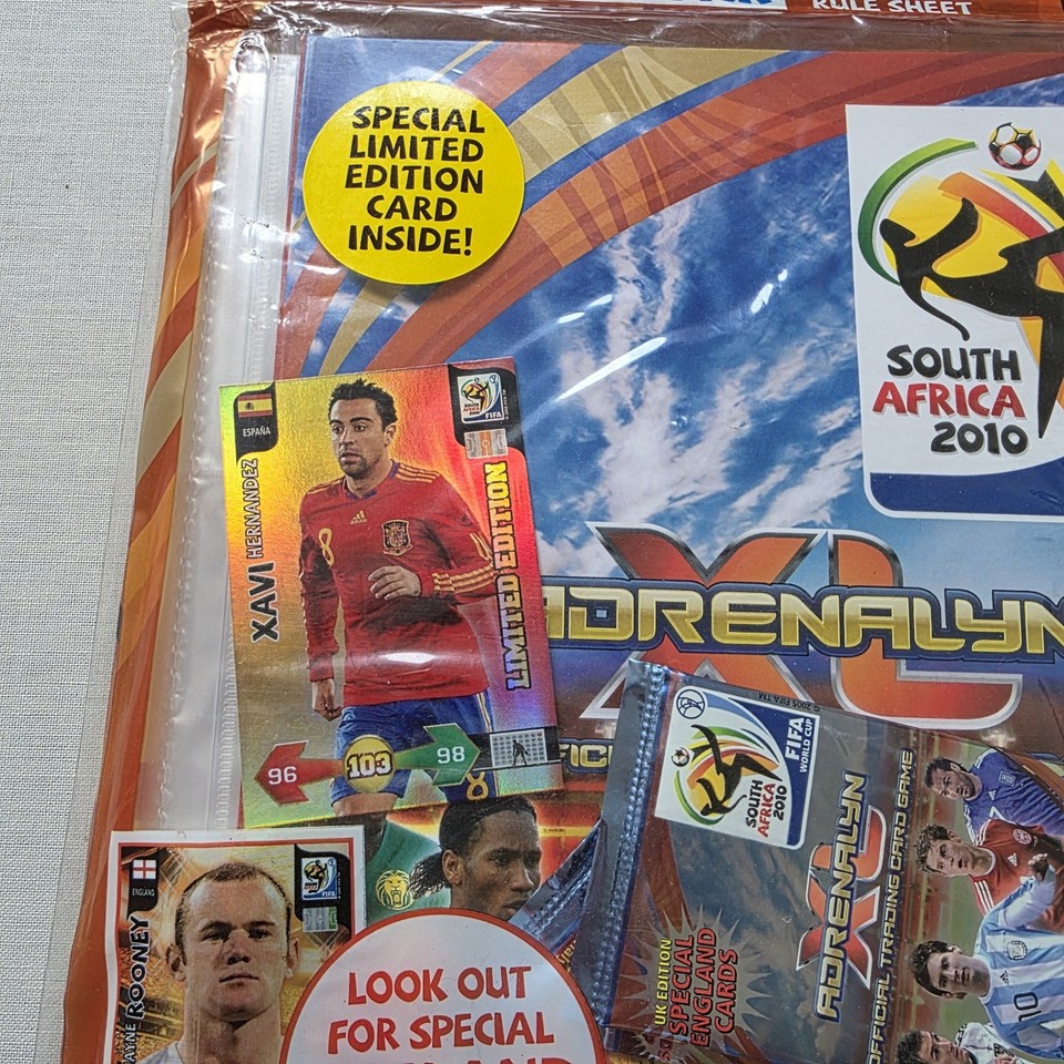 New, Sealed UK Starter Pack [Xavi , Binder] - Panini Adrenalyn XL World ...