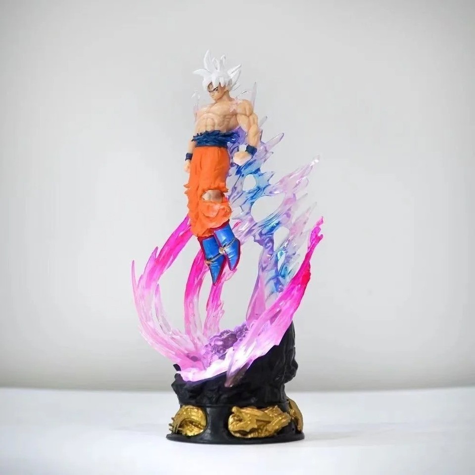 Ultra Instinct Goku Action Figure 24cm PVC Anime Collection Statue ...