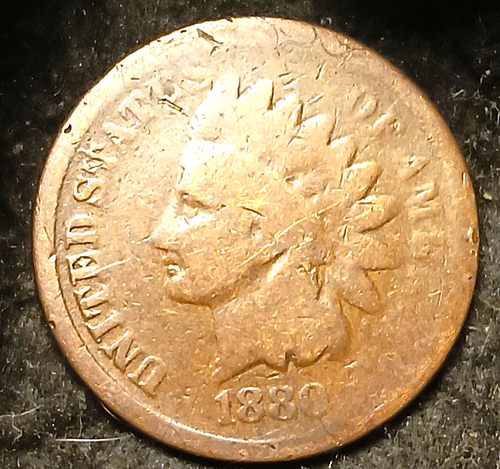 1880,1883, Native American Indian Head penny Rare FULL DATE eye appeal ...