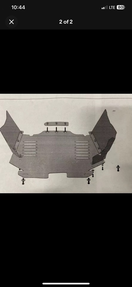 Toyota 16-23' Tacoma 4x4 V6 Catalytic Cat Converter Anti-Theft Shield ...