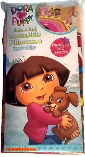 Nickelodeon Dora The Explorer Perrito Puppy Pillowcase Standard Size ...