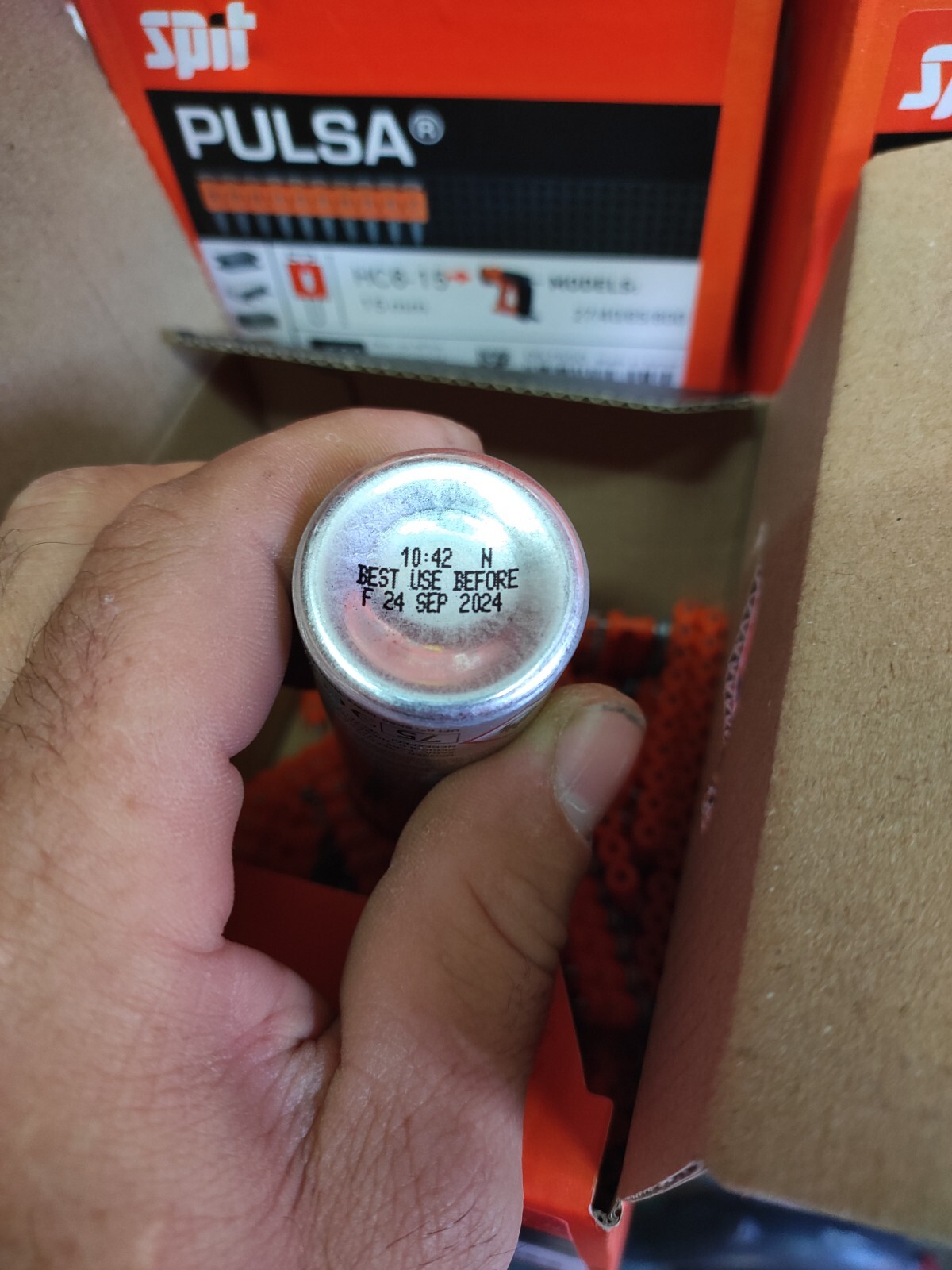 SPIT Pulsa 800 Nails HC6-15 Pins with Gas 15mm (057550) 3439510575505 ...