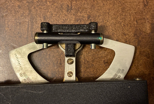 VINTAGE KEUFFEL & ESSER CO. BRASS SURVEYORS HAND LEVEL SIGHT SCOPE ...