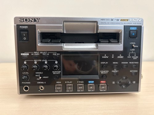 Sony HVR-1500A Digital HD DVCAM Video cassette Recorder HDV 1080i | eBay