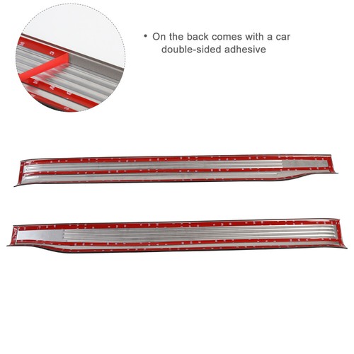 2x Inner Door Sill Entry Guards Threshold Trim For Dodge Challenger ...