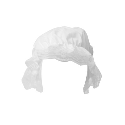 Charlie Crow Mob Cap / Mop Hat White Cotton Kids Fancy Dress One Size ...