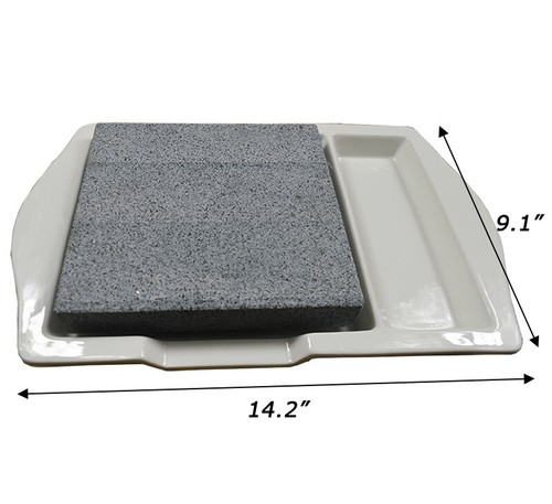 Hot Lava Rock Cooking Steak Stone Rock Grill Stone Ceramic Board Plate ...