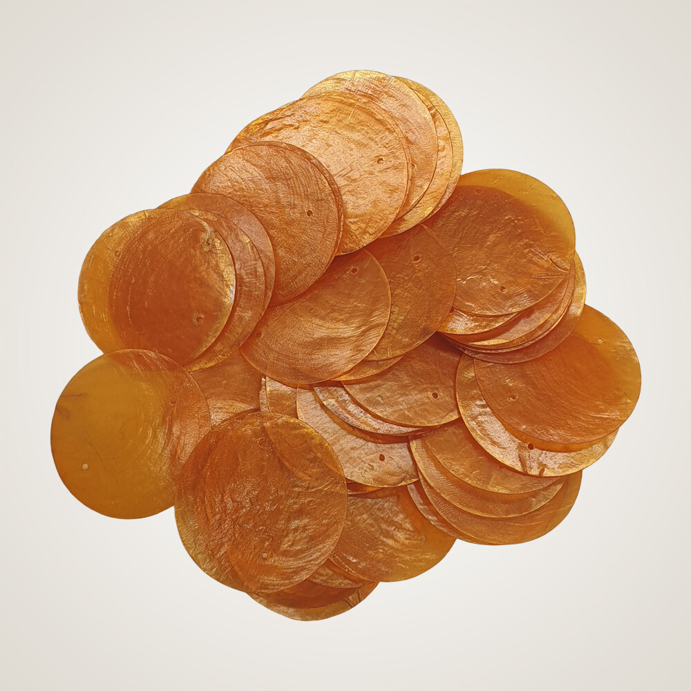 Vie Naturals Capiz Sea Shell Discs 5cm With 2 Holes For Art & Crafts ...