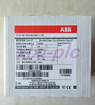 1pcs NEW ABB XT1S160 TMD160-1600 FF 3P MCCB DHL shipping | eBay