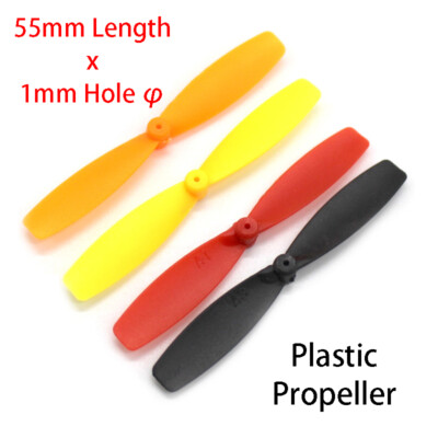 Plastic Propellers for 1mm Motor Shaft Model Aircraft Plane Airscrew ...