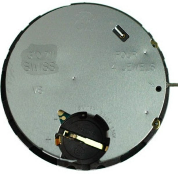 ETA Quartz Chrono Watch Movement G10.711/712 DT At 4:00 Inside Height 7 ...