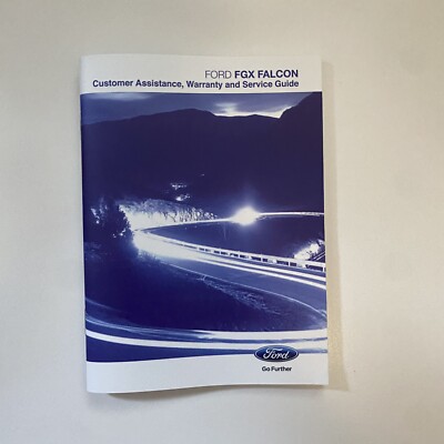 NEW BLANK FORD FG X SERVICE LOG BOOK BOOKLET | eBay Australia
