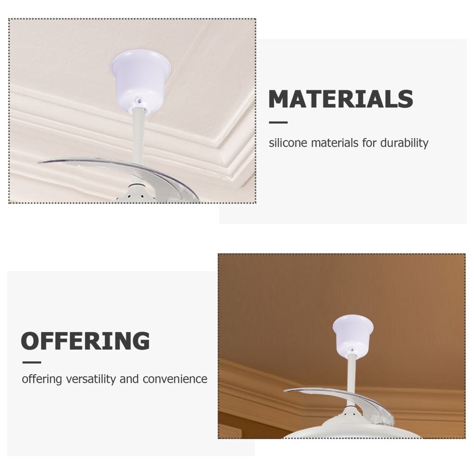 Ceiling Fan Accessories Plastic Canopy Parts for Fans Dustproof Mesh ...