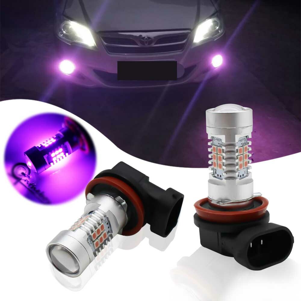 Pink Purple H11 H8 21 Samsung LED Bulbs for Driving Fog Lights DRL ...