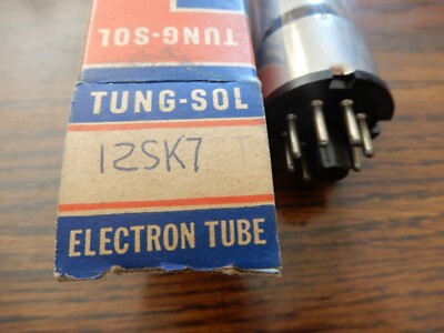 VINTAGE VACUUM TUBE 12SK7 TUNG-SOL ELECTRONIC TUBE | eBay