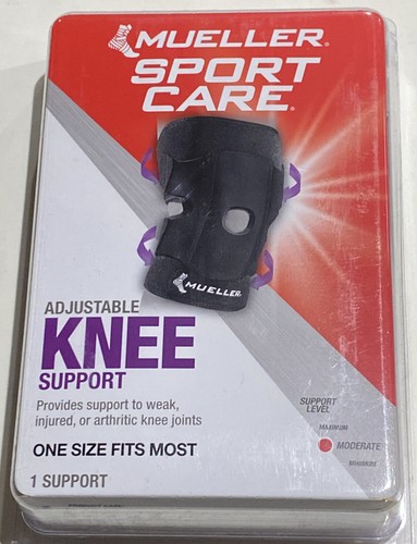 Mueller Adjustable Knee Brace Support One Size Fits Most Sports ...