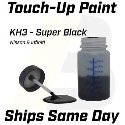KH3 Super Black - 1 Oz Touch Up Paint Kit w/ Brush for Nissan Infiniti ...