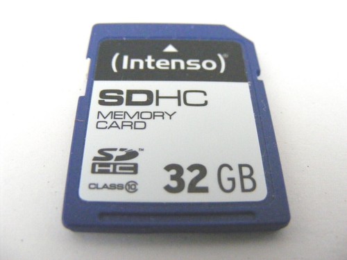 32GB SDHC Card Class 10 ( 32 GB SDHC Karte ) INTENSO gebraucht | eBay.de