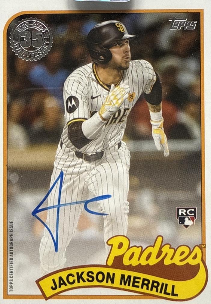 2024 Topps Update Series - 1989 Topps Baseball Autographs Jackson ...