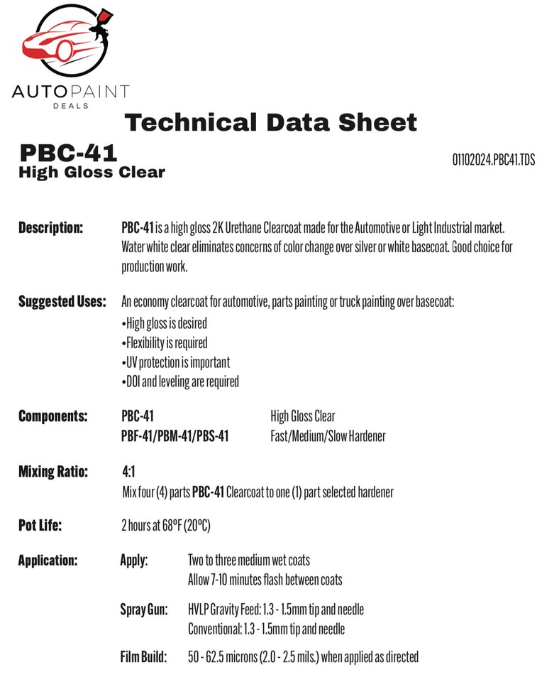 GM Quart Ready To Spray Auto Basecoat Paint + Clear Coat Kit PICK YOUR ...