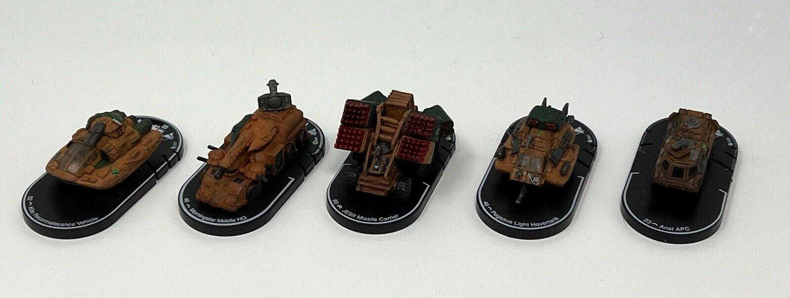 MechWarrior: House Liao - Vehicle Lot #1 - 10 MINIATURES WIZKIDS | eBay
