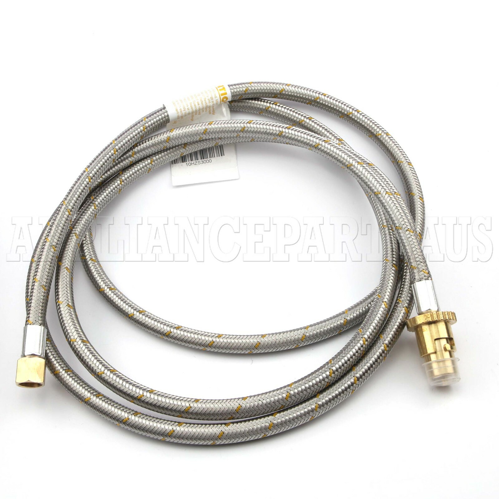 BROMIC 3MTR STAINLESS STEEL BRAIDED GAS HOSE 3/8 BSP W BAYONET COUPLING ...