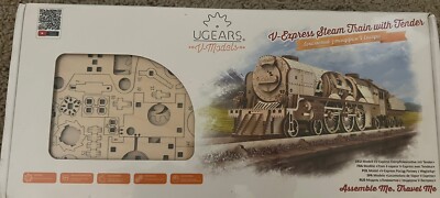 NIB UGEARS V-Models V-Express Steam Train W/Tender | eBay